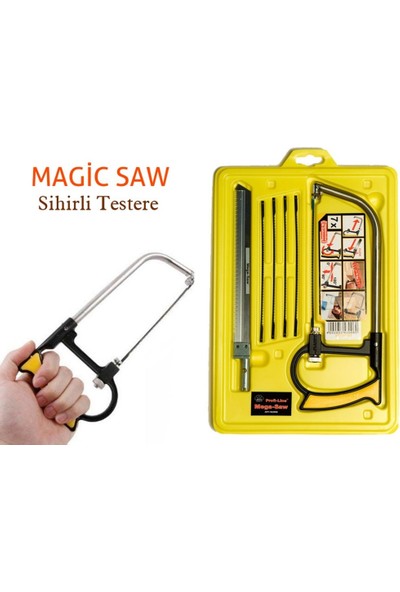 Yıldırım Sihirli Testere Ahşap, Demir Cam Kesen Testere