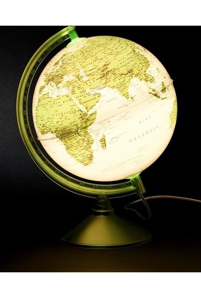 Gürbüz Yayınları Globe Green(Işıklı) 26 Cm
