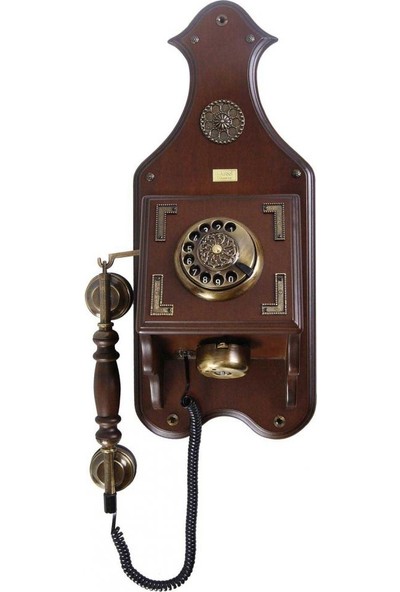 Anna Bell Büro Duvar Ceviz Ahşap Telefon Anna Bell Büro Duvar Ceviz Ahşap Telefon