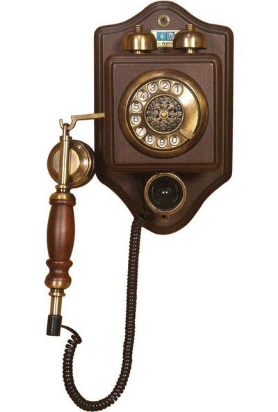Anna Bell Küçük Duvar Ahşap Telefon Anna Bell Küçük Duvar Ahşap Telefon