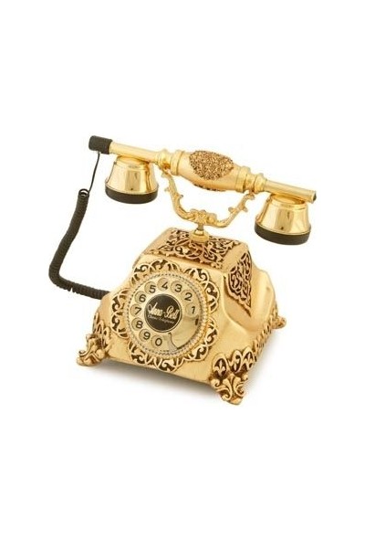 Anna Bell Şehrazat Antik Altın Varaklı Telefon Anna Bell Şehrazat Antik Altın Varaklı Telefon