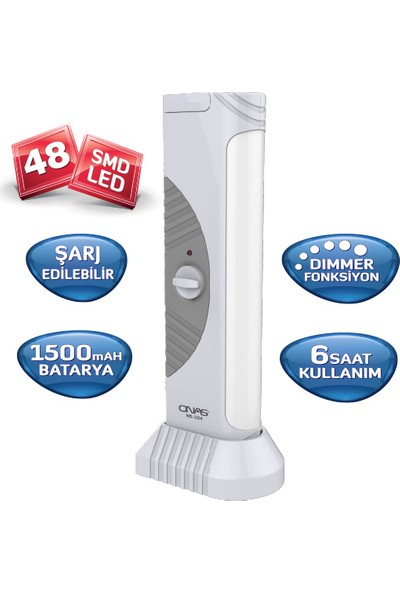 Onas Ns-224 Şarjlı Işıldak Onas Ns-224 Şarjlı Işıldak