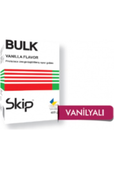 Skip Bulk Vanilyalı 400g Skip Bulk Vanilyalı 400g