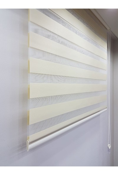 Brillant Stor Zebra Perde Krem MZ509 80 x 200 cm Brillant Stor Zebra Perde Krem MZ509 80 x 200 cm