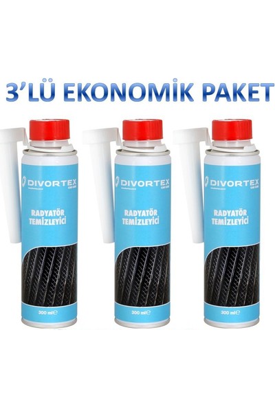 Divortex Car Care Radyatör Temizleyici 300 Ml X 3 Adet