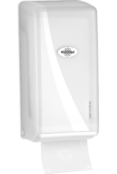 Rulopak Modern C Katlı Tuvalet Kağıt Dispanser 400 'Lü Transparan Beyaz Rulopak Modern C Katlı Tuvalet Kağıt Dispanser 400 'Lü Transparan Beyaz