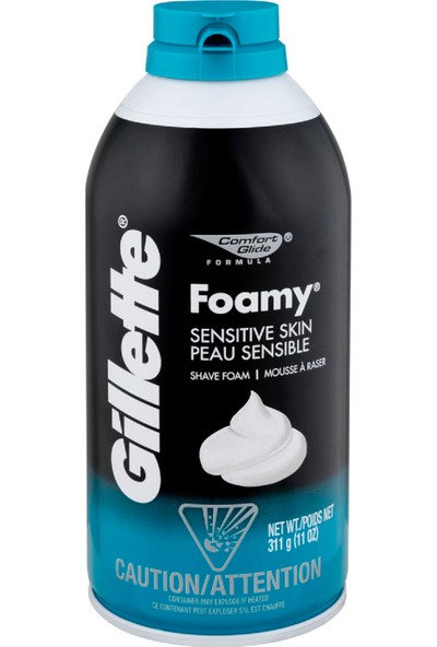 Gillette Foamy Sensitive(Hassas Ciltler) Shave Foam 11 oz 311 gr. Gillette Foamy Sensitive(Hassas Ciltler) Shave Foam 11 oz 311 gr.