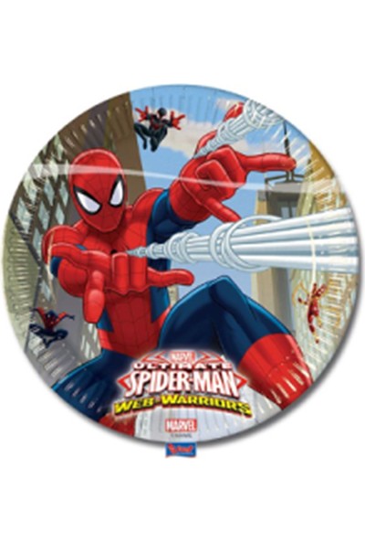 Partiland Spiderman Tabak 8 Adet 23 Cm