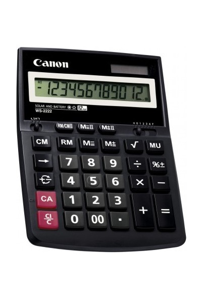 Canon Hesap Makinesi WS-2222 12 Hane