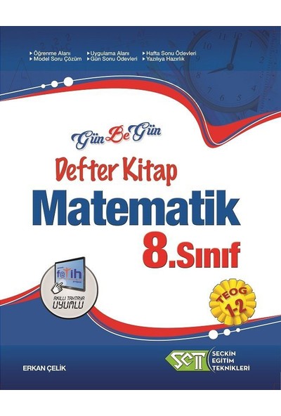 Seçkin Eğitim Teknikleri 8. Sınıf Teog 1 Ve 2 Matematik Gün Be Gün Defter Kitap