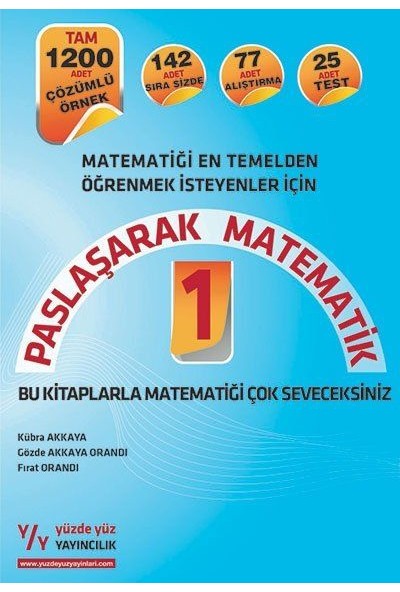 Yüzdeyüz Yayınları Paslaşarak Matematik 1