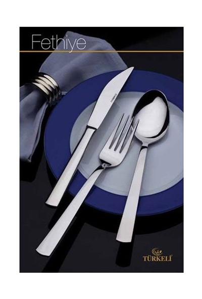 Almond Fethiye Sade 12'Li Tatlı Çatalı