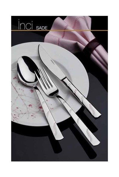 Almond İnci Sade 12'Li Tatlı Çatalı Almond İnci Sade 12'Li Tatlı Çatalı