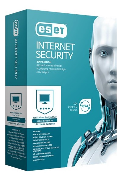ESET Internet Security 1 Cihaz, 1 yıl - Dijital Kod (ESET Türkiye Garantili) ESET Internet Security 1 Cihaz, 1 yıl - Dijital Kod (ESET Türkiye Garantili)