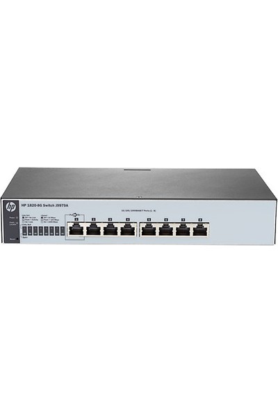 HP J9979A 1820-8G Web Yönetilebilir Switch HP J9979A 1820-8G Web Yönetilebilir Switch