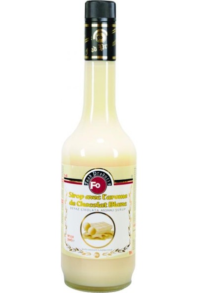 Fo Beyaz Çikolata Aromalı Kokteyl ve Kahve Şurubu 700ml