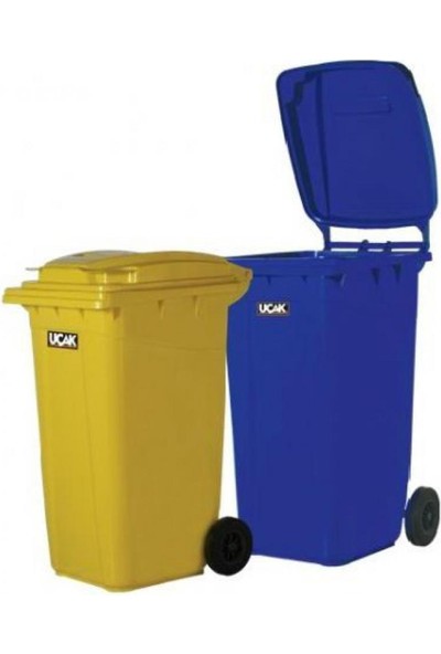 İthal Çesit Uçak Plastik Çöp Konteyner Yeşil 240 Lt. İthal Çesit Uçak Plastik Çöp Konteyner Yeşil 240 Lt.