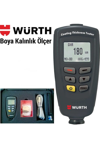 Würth Araç Boya Kalınlık Ölçüm Cihazı Würth Araç Boya Kalınlık Ölçüm Cihazı