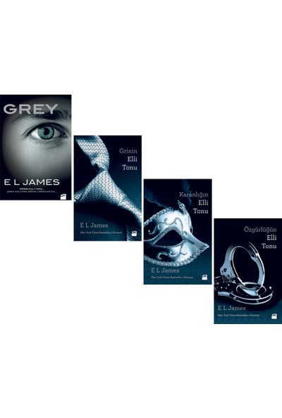 Grinin Elli Tonu Set (4 Kitap) - E. L. James Grinin Elli Tonu Set (4 Kitap) - E. L. James