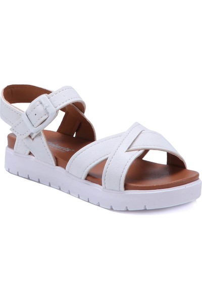 Polaris 71.508159.P Beyaz Kız Çocuk Sandalet Polaris 71.508159.P Beyaz Kız Çocuk Sandalet