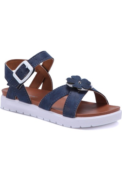 Polaris 71.509112.F Lacivert Kız Çocuk Sandalet