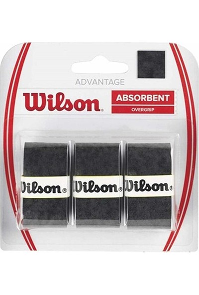 Wilson WRZ4033BK Advantage Overgrip 3 lü Raket Gribi Wilson WRZ4033BK Advantage Overgrip 3 lü Raket Gribi
