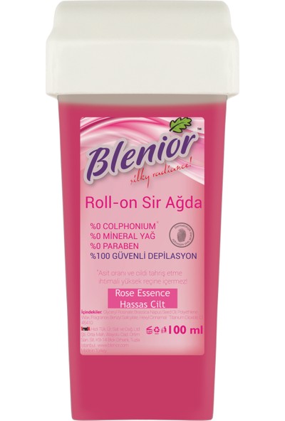 Blenior Rollon Sir Ağda Set 100 Ml Hassas Blenior Rollon Sir Ağda Set 100 Ml Hassas