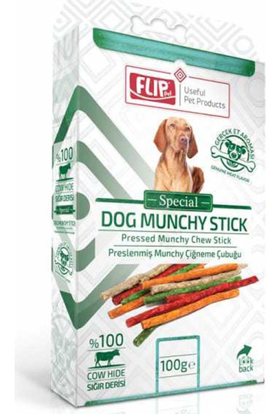 Flip Renkli Press Munchy Kemik 12.5 Cm 100 Gr Flip Renkli Press Munchy Kemik 12.5 Cm 100 Gr