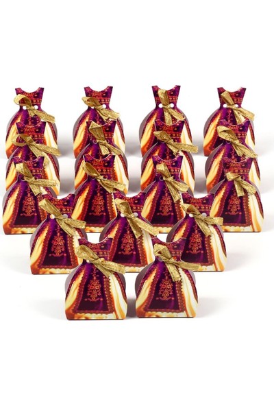 Smartevim Kına Gecesi Mor Kaftan Hediyelik Kına 50 Ad. Kına Malzemeleri Hed