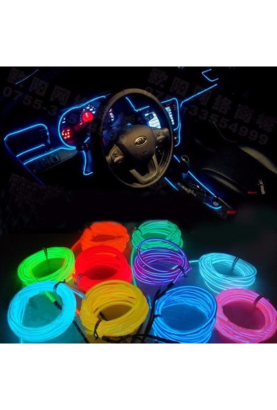 Boostzone Araç İçi Neon Aydınlatma Mor 5 Metre