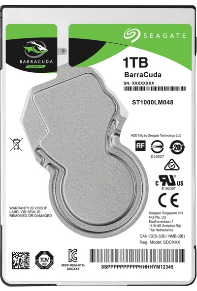 Seagate Barracuda 1TB 2.5 Seagate Barracuda 1TB 2.5