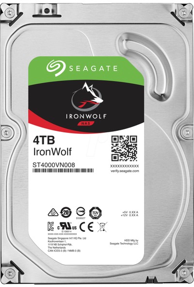 Seagate IronWolf NAS HDD 4TB 3.5 Seagate IronWolf NAS HDD 4TB 3.5