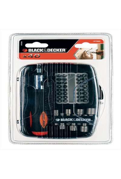 Black&Decker A7062 40 Parça Cırcırlı Tornavida Seti