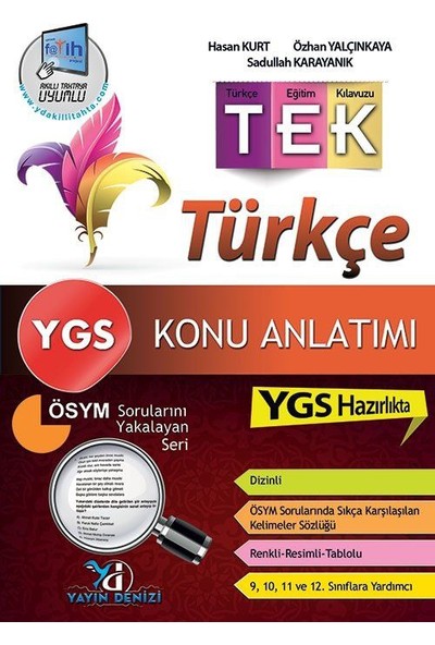 Yayın Denizi Ygs Tek Türkçe Konu Anlatımlı Cep Yayın Denizi Ygs Tek Türkçe Konu Anlatımlı Cep