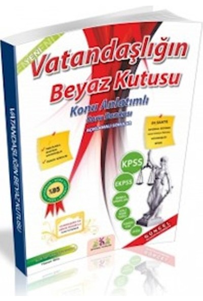 İnformal Yayınları Vatandaşlığın Beyaz Kutusu Konu Anlatımlı Soru Bankası