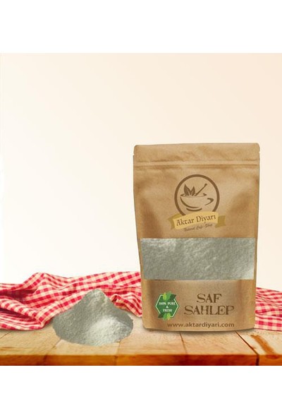 Aktar Diyarı Saf Salep 500 Gr Aktar Diyarı Saf Salep 500 Gr
