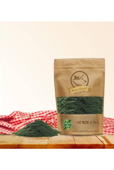 Aktar Diyarı Spirulina Toz Yosun %100 Saf 100 GR Aktar Diyarı Spirulina Toz Yosun %100 Saf 100 GR