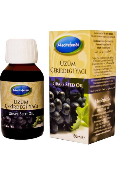 Mecitefendi Üzüm Çekirdeği Yağı 50ml