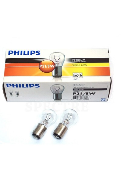 Philips 1016 Ampul 12V P21/5W 10'lu Paket 12499CP