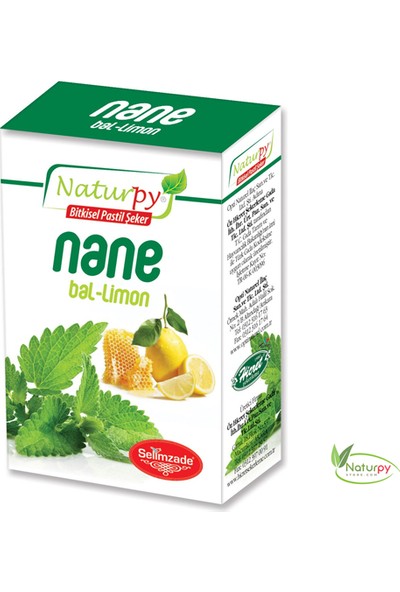 Naturpy Nane Bal Limon Pastil Şeker Naturpy Nane Bal Limon Pastil Şeker
