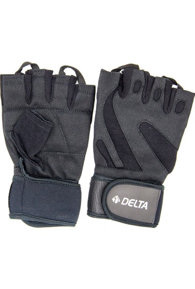 Delta Bilek Bandajlı Siyah Ağırlık Body Fitness Eldiveni