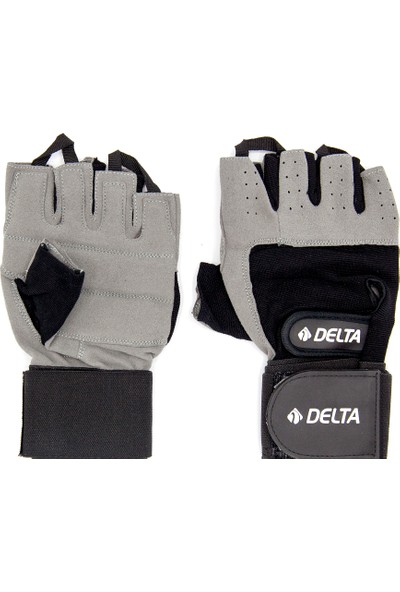 Delta Bilek Bandajlı Gri Ağırlık Body Fitness Eldiveni Delta Bilek Bandajlı Gri Ağırlık Body Fitness Eldiveni