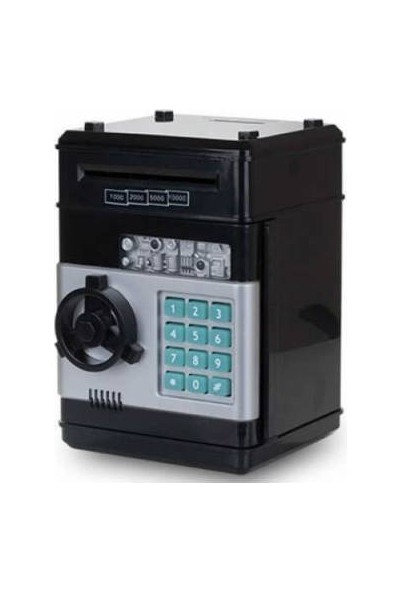 Furkan Store Şifreli Kasa Kumbara Siyah