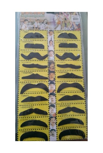 Furkan Store 20'li Takma Bıyık Seti