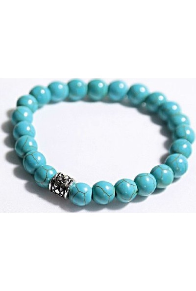 Frilly Mavi Firuze Doğal Taş Bileklik Feb909