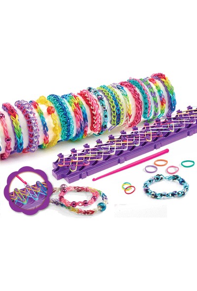 Anka Loom Bands 600 Parça Bileklik Yapma Seti Ve Örgü Tezgahı Anka Loom Bands 600 Parça Bileklik Yapma Seti Ve Örgü Tezgahı