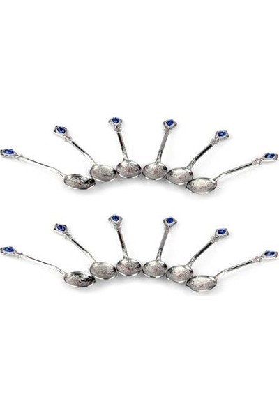 Anka Osmanlı Motifli Hürrem Çay Kaşığı (12 Adet)