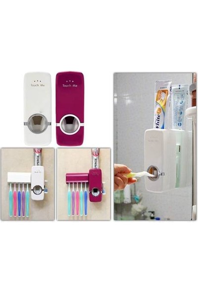 Anka Otomatik Diş Macunu Sıkacağı Ve 5 Adet Diş Fırçalığı Anka Otomatik Diş Macunu Sıkacağı Ve 5 Adet Diş Fırçalığı