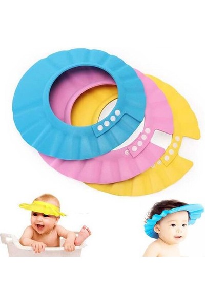 Anka Ayarlanabilir Bebek Banyo Şapkası