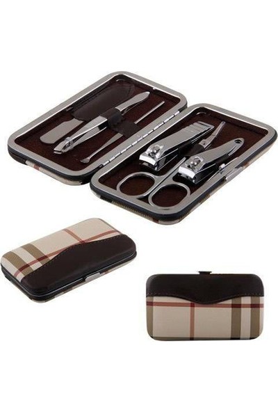 Anka Deri Çantalı 6 Parça Manikür Seti